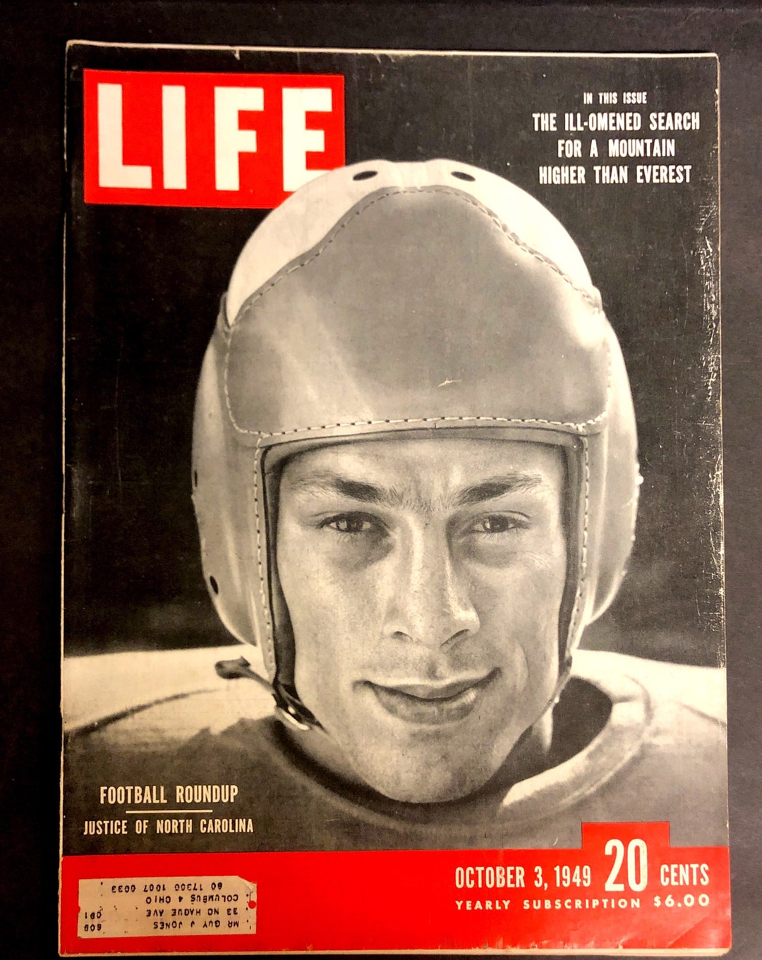 Vintage Life Magazine October 3, 1949 Football Roundup,higher Than ...