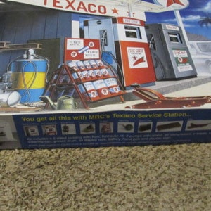 Vintage MRC Texaco Service Station Model 1/24 Scale From the 1960's NIB ...