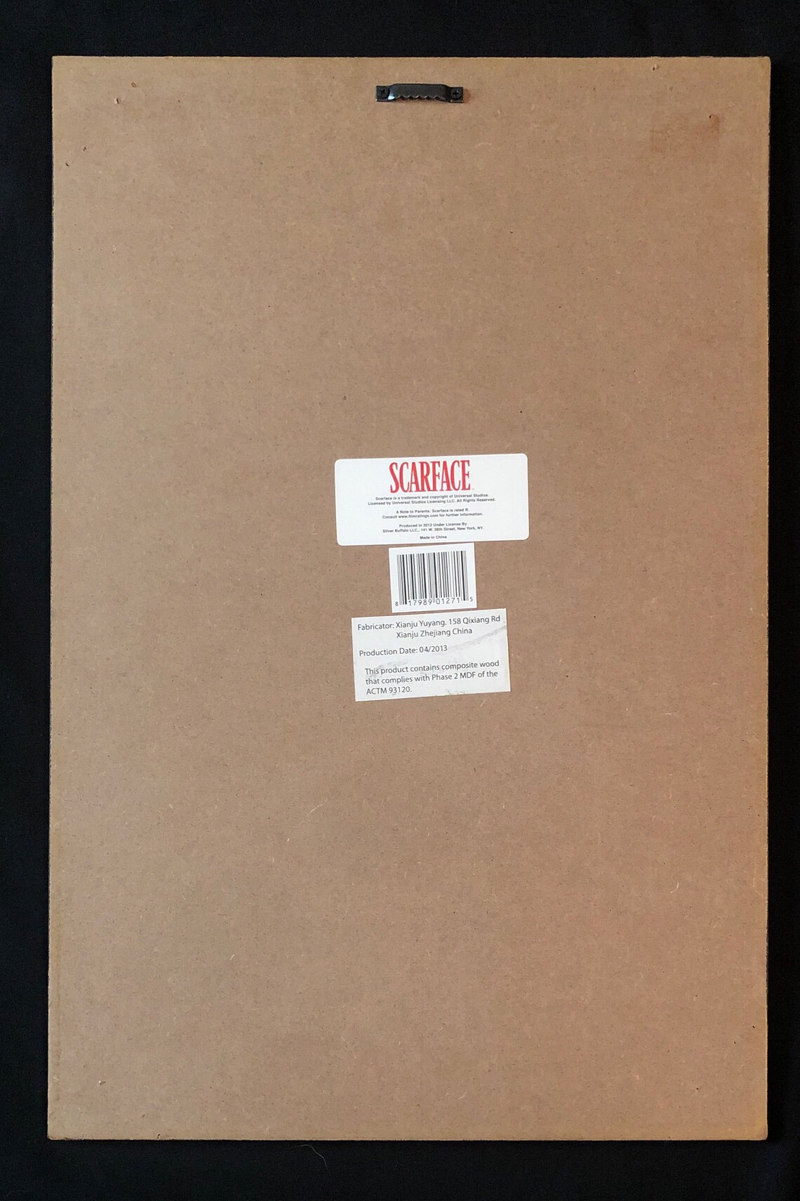 Universal Studio SCARFACE Al Pacino Composite Wood Plaque/Wall | Etsy