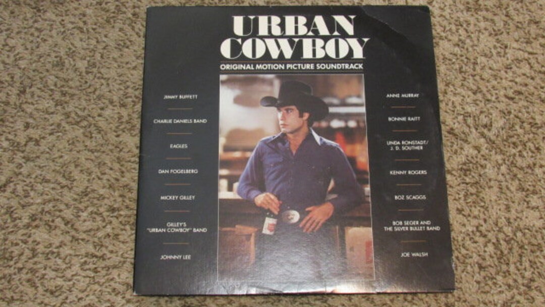 Vintage 1980 12" Original Motion Picture Soundtrack "urban Cowboy" Dbl ...