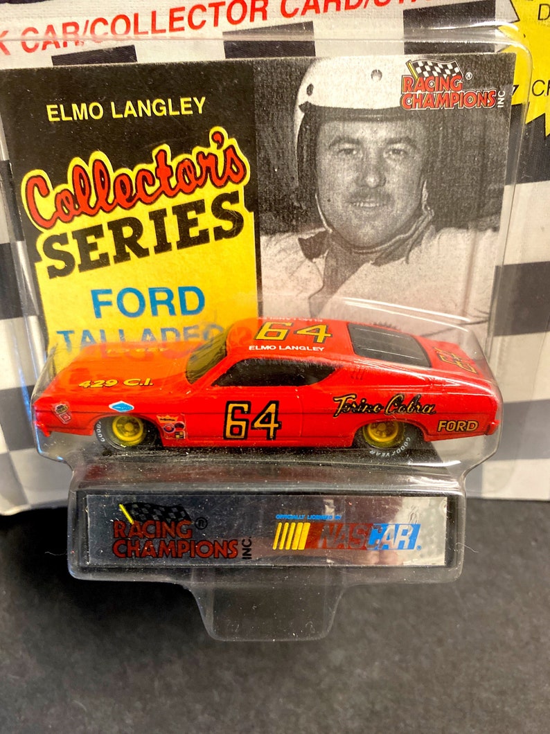 Vintage 1994 Racing Champions Nascar 64 Ford ELMO LANGLY - Etsy