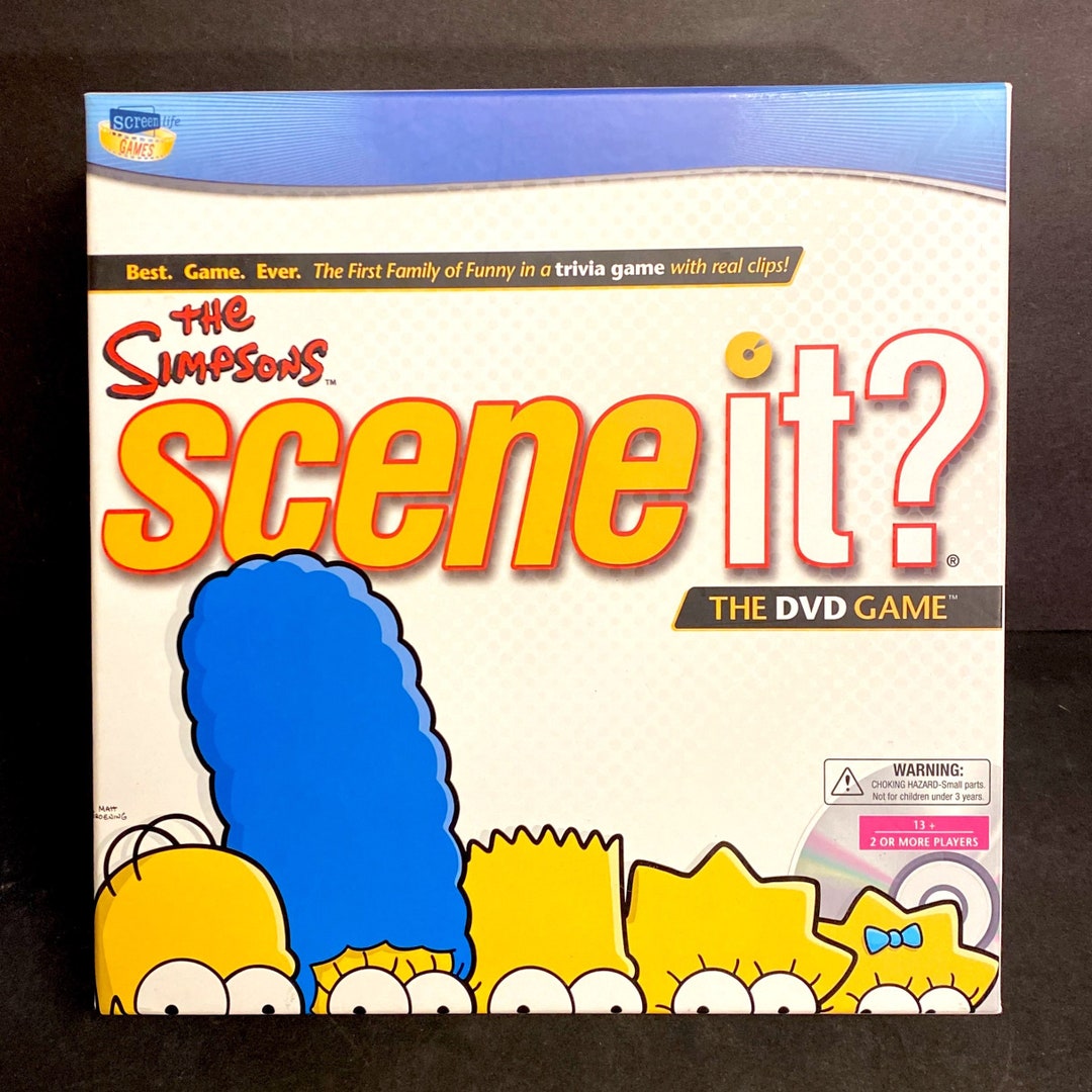 The Simpsons Scene It? the DVD Trivia Game Mattel Complete Game - Etsy