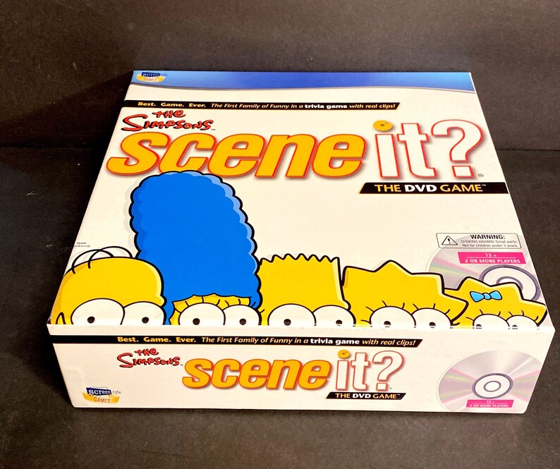 The Simpsons Scene It the DVD Trivia Game Mattel Complete - Etsy