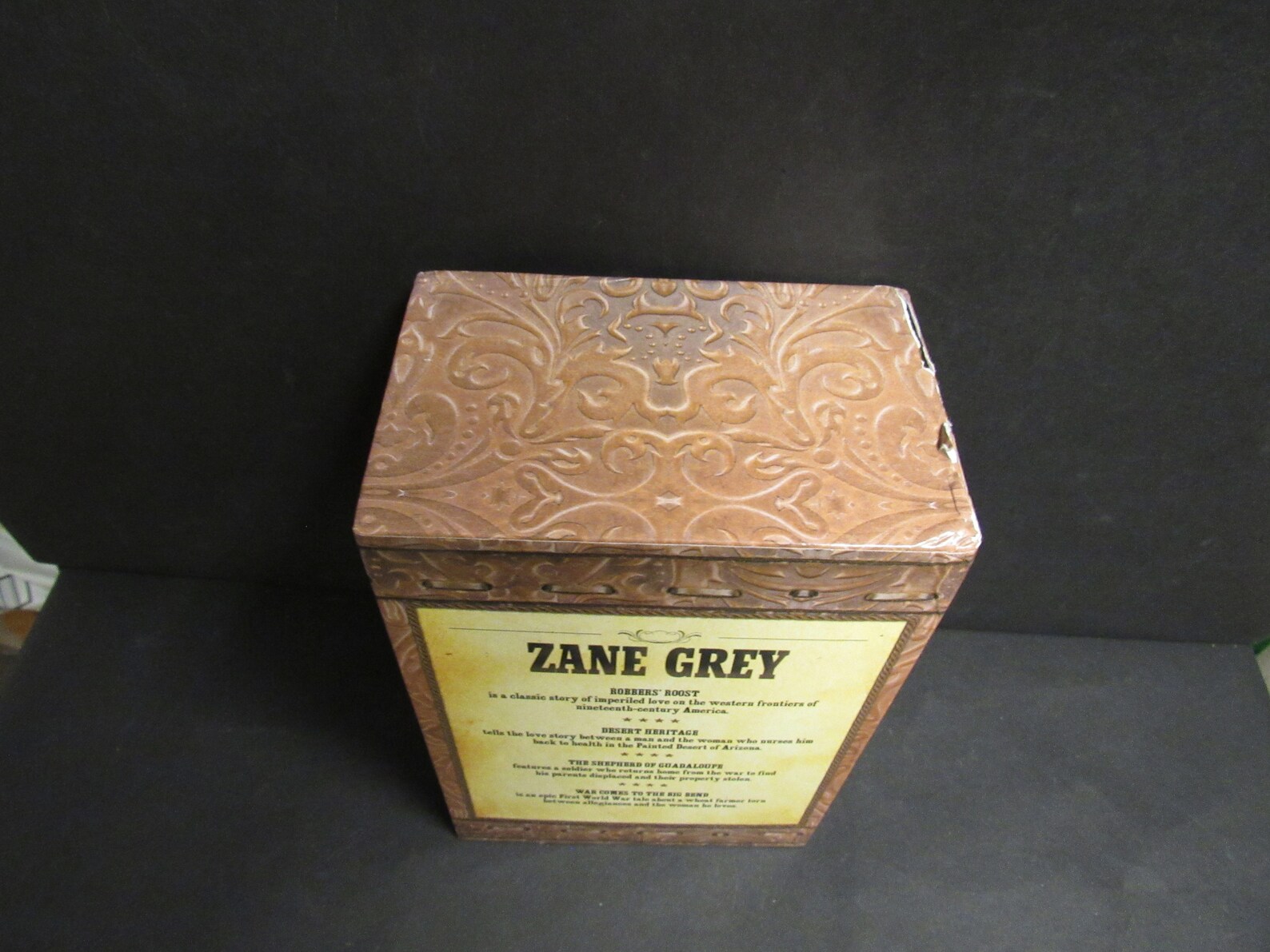 Collectible ZANE GREY Box Set Four Classic Books Nice | Etsy