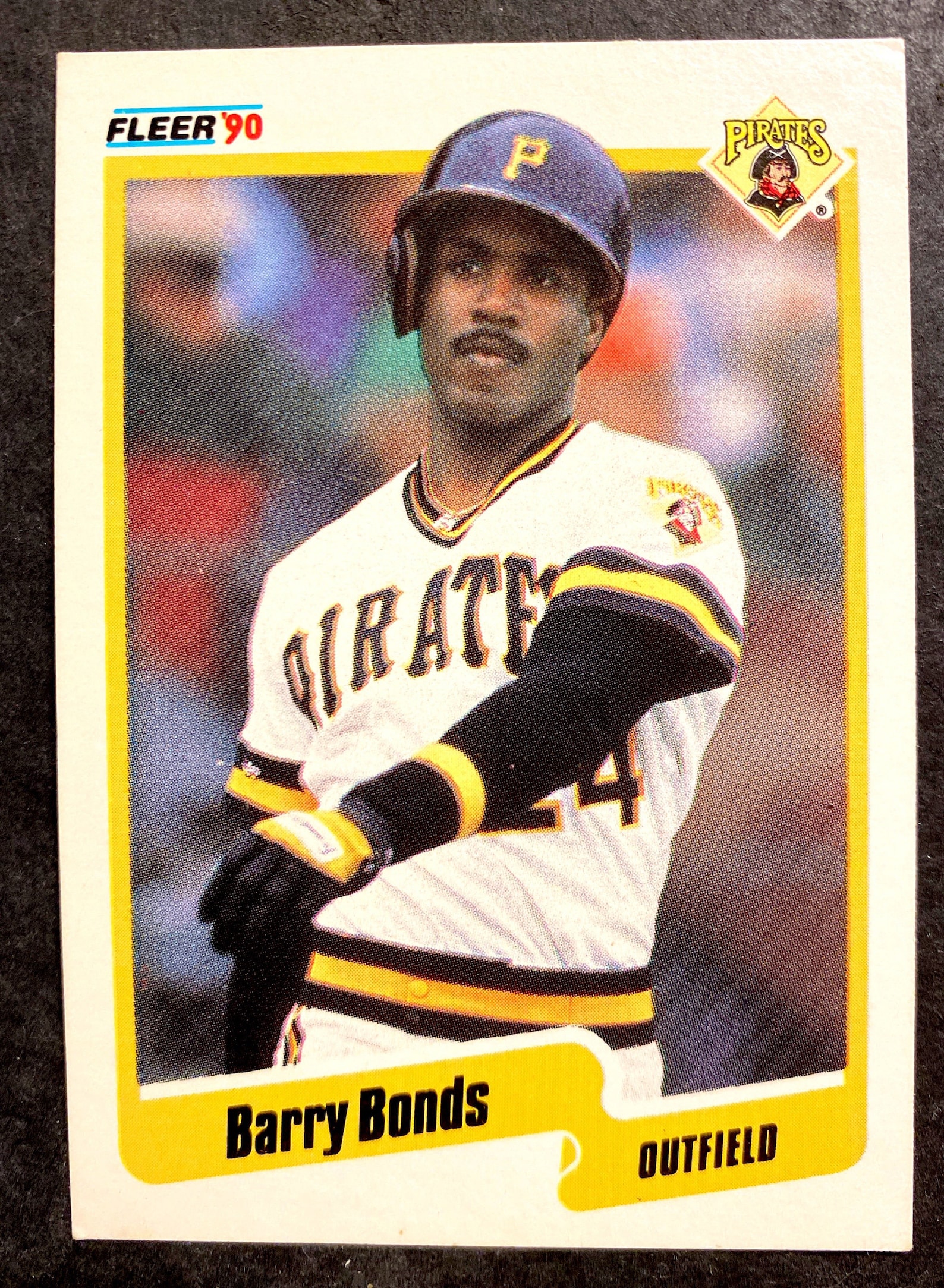 Vintage 1990 Fleer BARRY BONDS card 461 Pittsburgh Pirates | Etsy