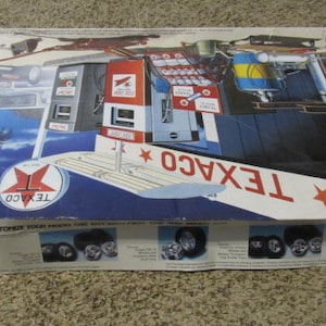 Vintage MRC Texaco Service Station Model 1/24 Scale From the 1960's NIB ...