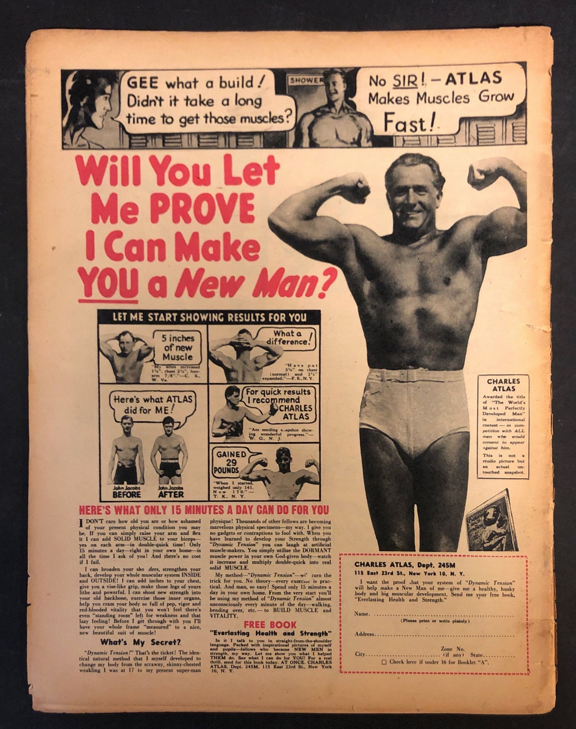 Vintage Rare HIT Magazine January 1947 JEAN BROWN On Cover & | Etsy