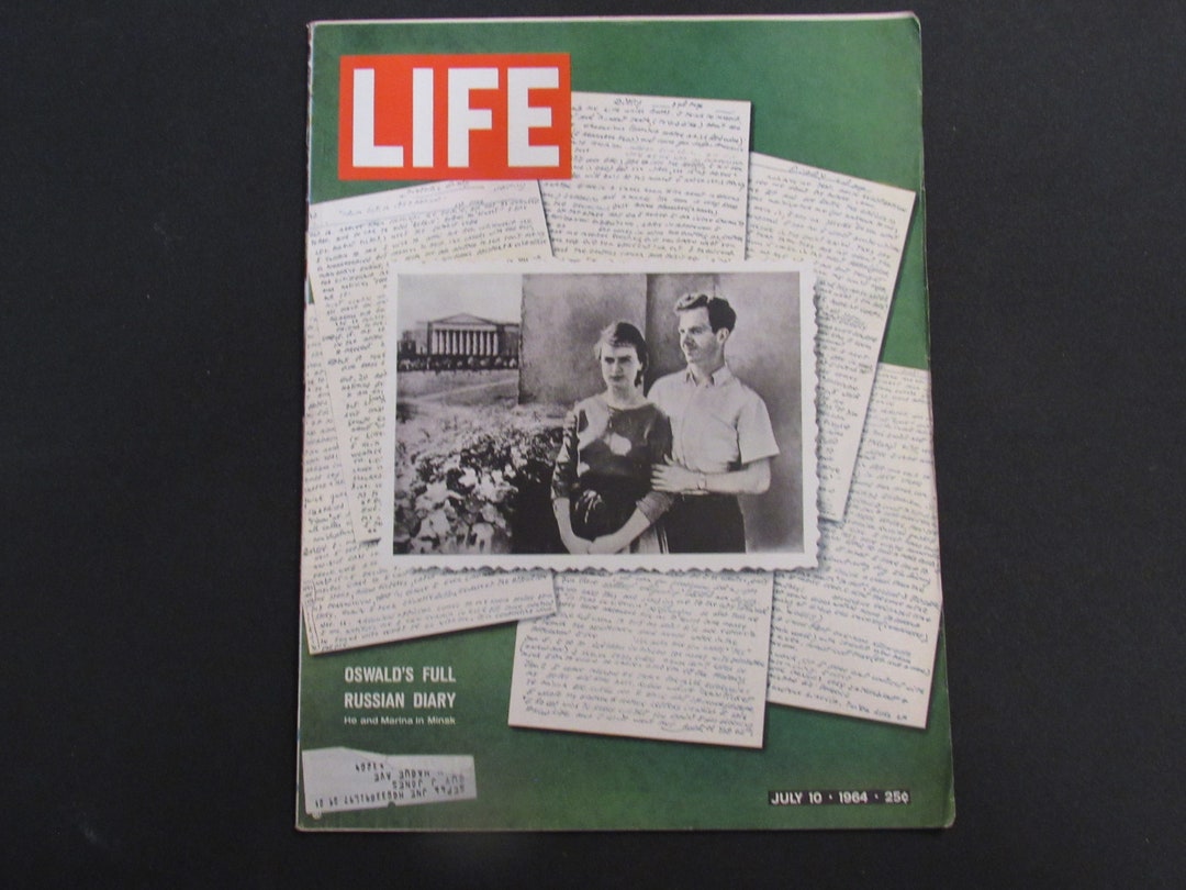 Vintage Life Magazine July 10, 1964 LEE HARVEY OSWALD'S Full Russian ...