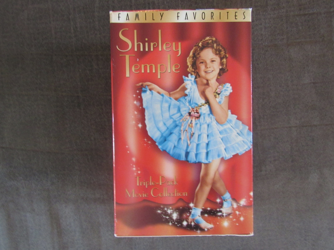 Vintage SHIRLEY TEMPLE Triple-pack Movie VHS Collection 2000 - Etsy