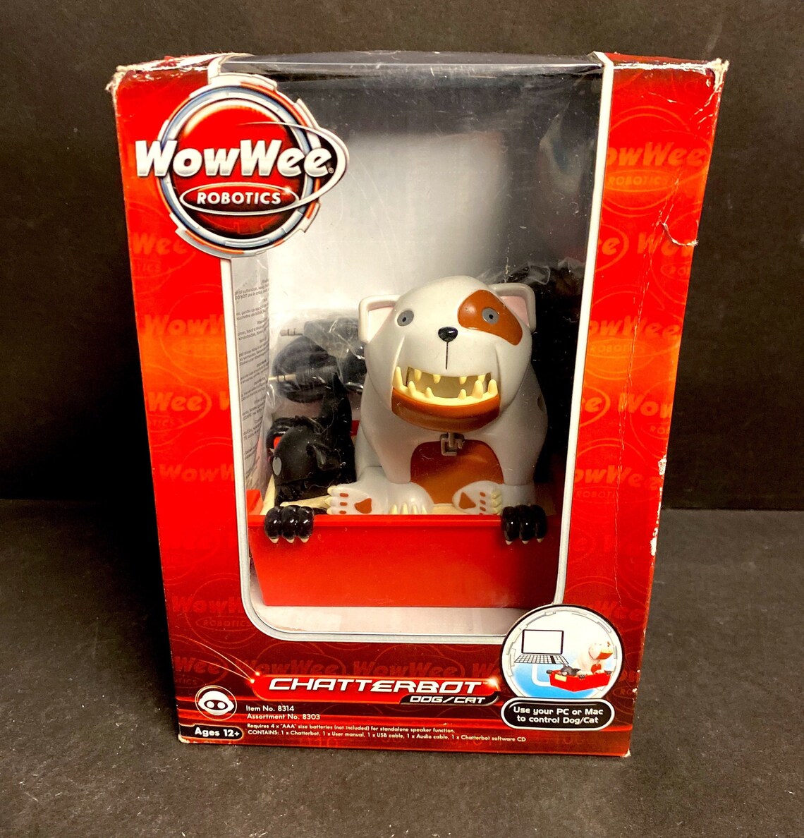 WowWee Chatterbot Dog Cat Animated Computer Personality Works | Etsy