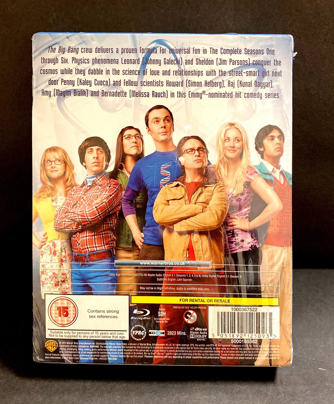 Collectible Season 1-6 the BIG BANG THEORY Blu Ray Disc Box | Etsy