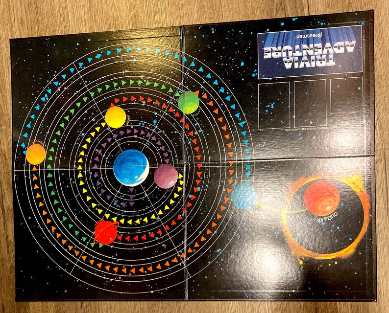 Vintage Pressman TRIVIA ADVENTURE IQ 2000 Quiz Game 1983 - Etsy