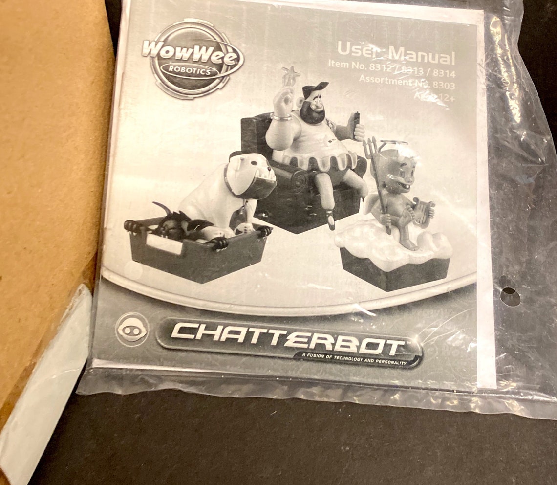 WowWee Chatterbot Dog Cat Animated Computer Personality Works | Etsy