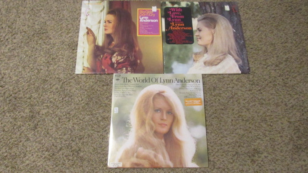 Vintage Lot (3) 12" LYNN ANDERSON "with Love From Lynn,big Girls Don't ...