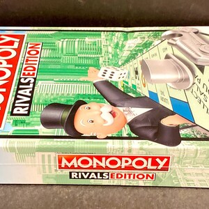 Collectible Monopoly Rivals Edition 2 Player Game Hasbro Gaming Sealed ...