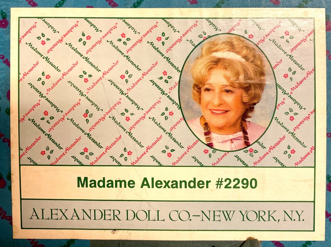 Vintage Gorgeous Madame Alexandra self-portrait | Etsy