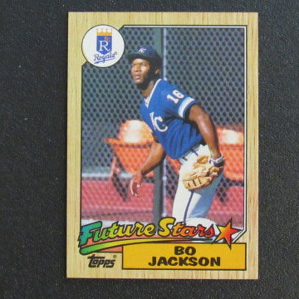 Baseball Card Bo Jackson - Etsy