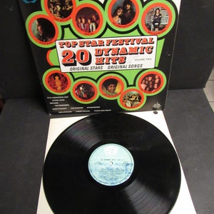 Vintage 12" Top Star Festival 20 Dynamic Hits Vol. 2 - Bread, the Who ...
