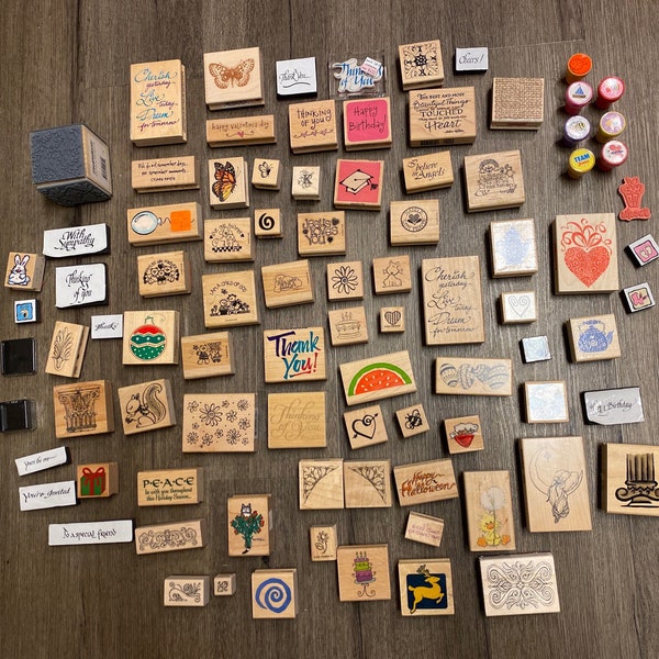 Rubber Stamps - Etsy