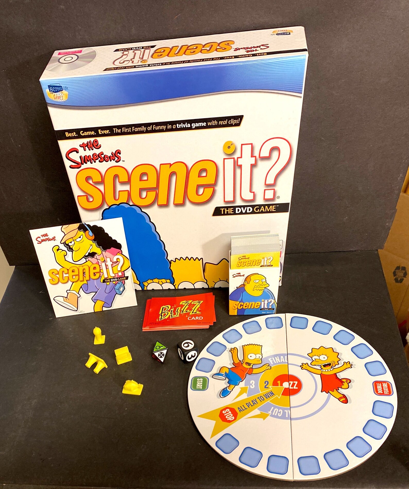 The Simpsons Scene It the DVD Trivia Game Mattel Complete - Etsy