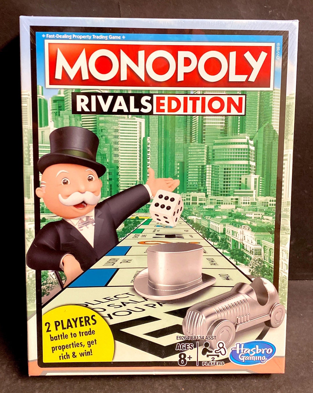 Collectible Monopoly Rivals Edition 2 Player Game Hasbro Gaming Sealed ...
