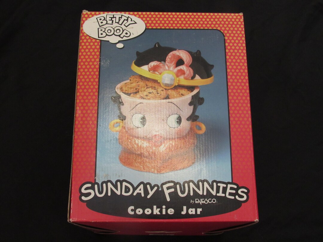 Vintage Rare 1999 BETTY BOOP Flapper Cookie Jar Sunday Funnies by ...