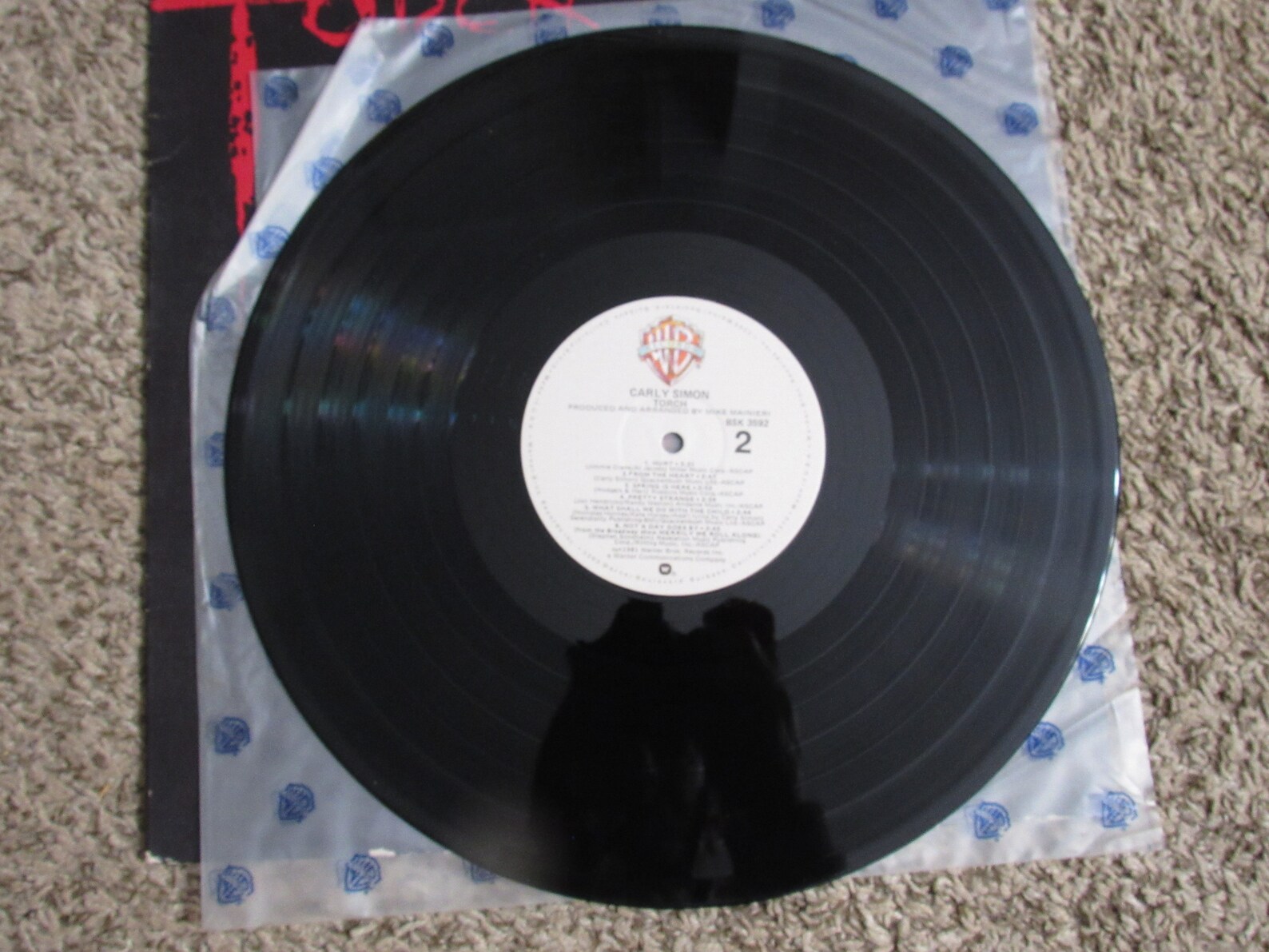 Vintage 1981 12 Carly Simon torch Vinyl - Etsy