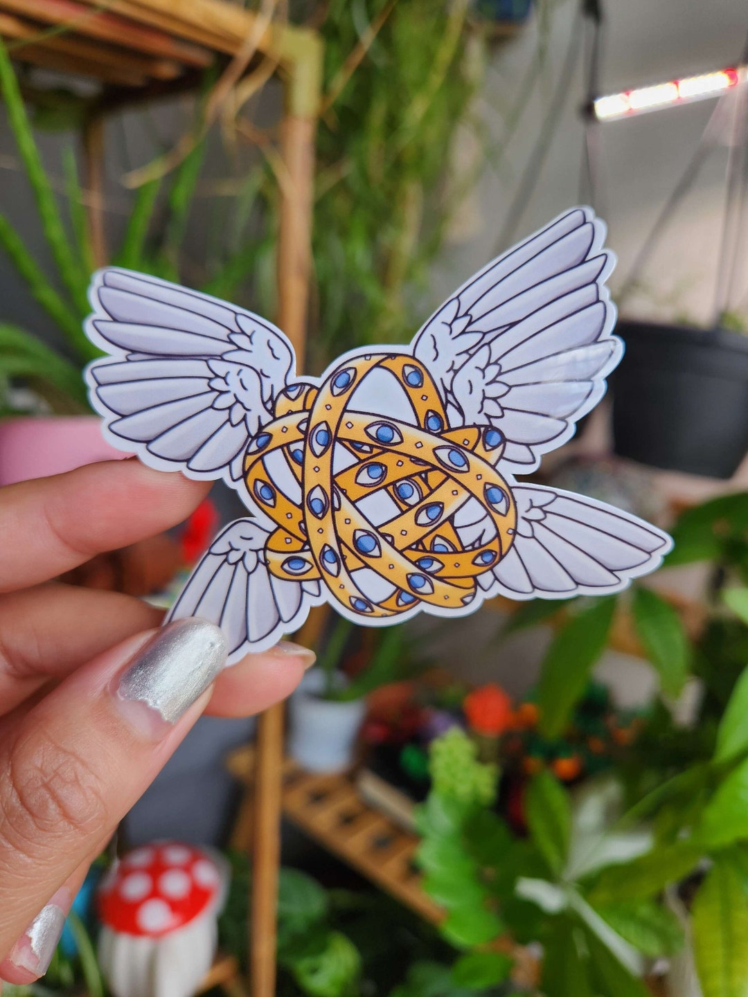Biblically Accurate Angel Sticker - Etsy