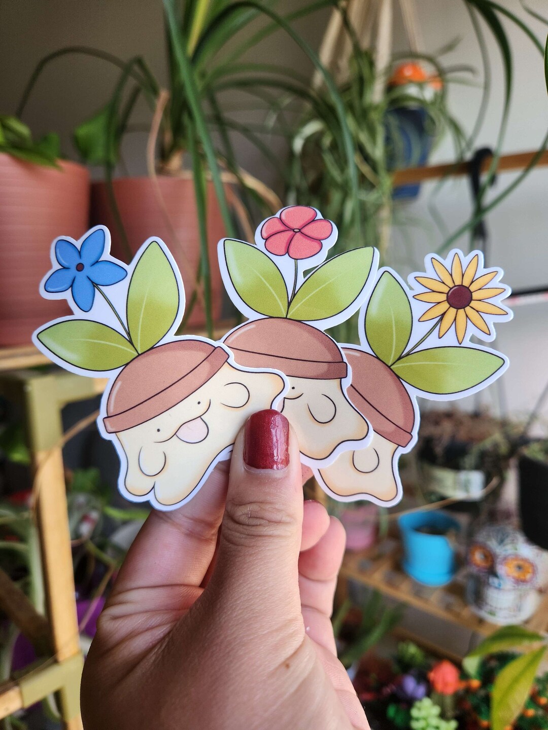 Flower Gumoss Palword Stickers - Etsy