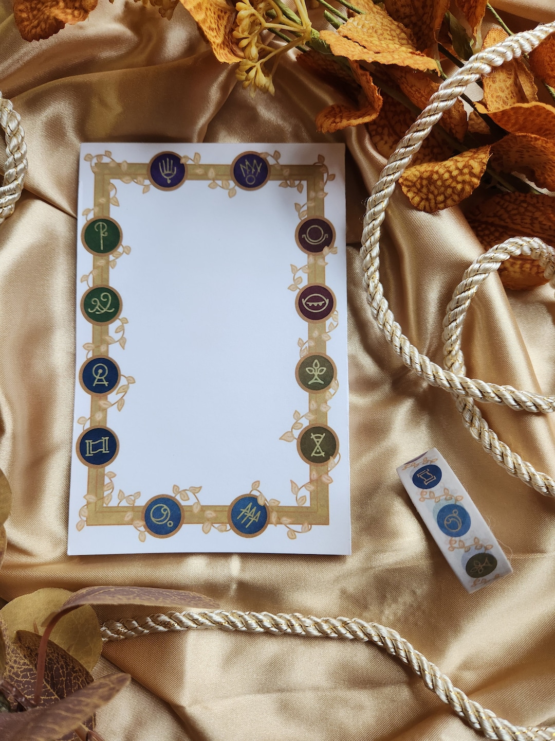 Praise the Twelve - FFXIV Twelve Gods Notepad & Washi Tape - Etsy