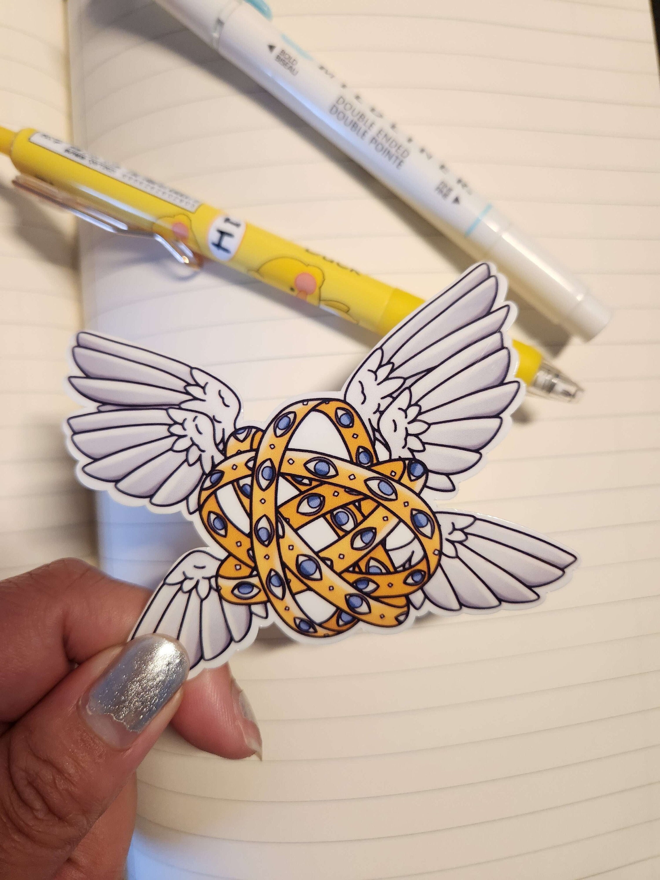 Biblically Accurate Angel Sticker - Etsy