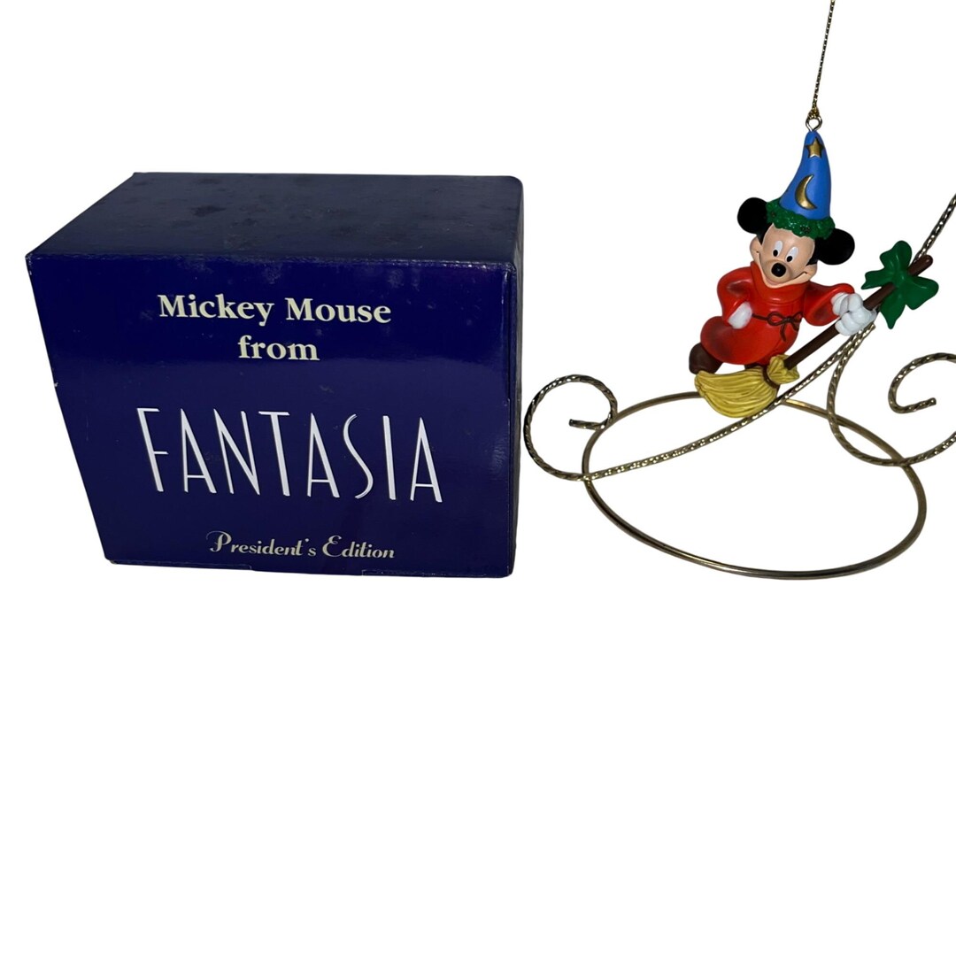 Disney Scholastic President's Edition Fantasia Mickey Mouse Ornament - Etsy