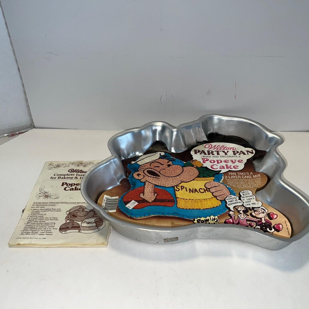 Vintage Wilton Party Pan Popeye Cake Pan #502-1719 - Etsy