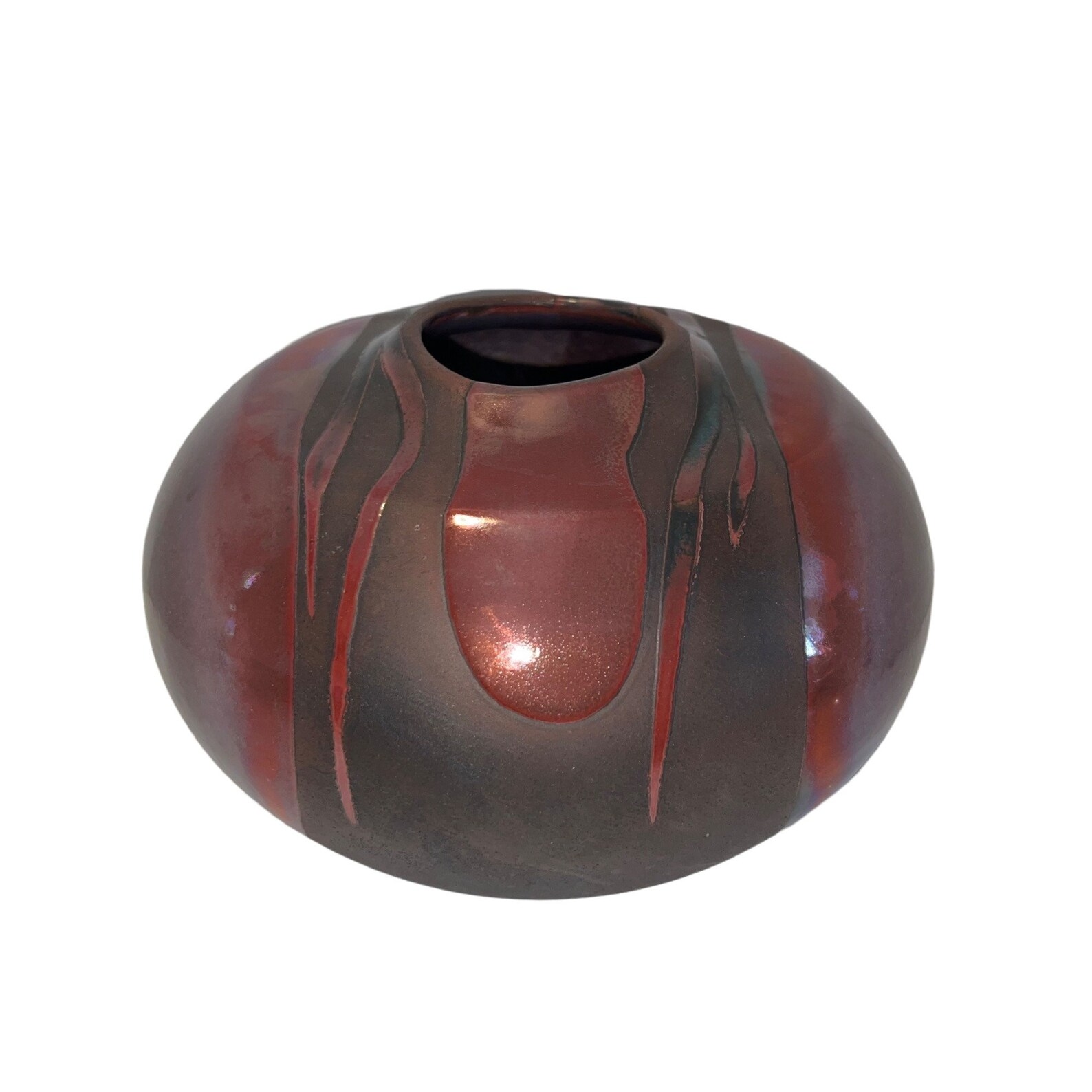 Vintage Tony Evans Raku Pottery Vase Signed & Numbered - Etsy