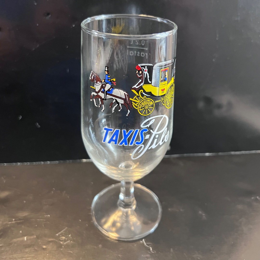 Vintage Taxis-pils Clear Stemmed Beer Glass .2 L - Etsy