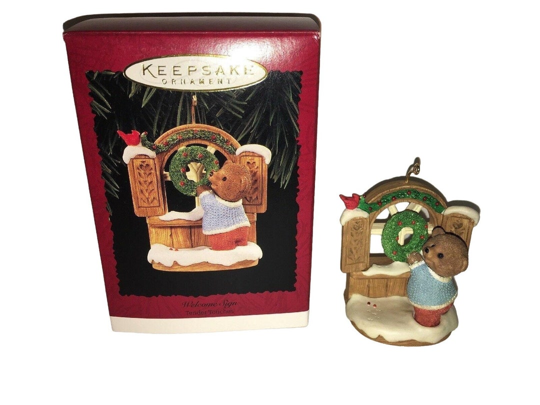 Hallmark Keepsake Ornaments Welcome Sign 1996 - Etsy