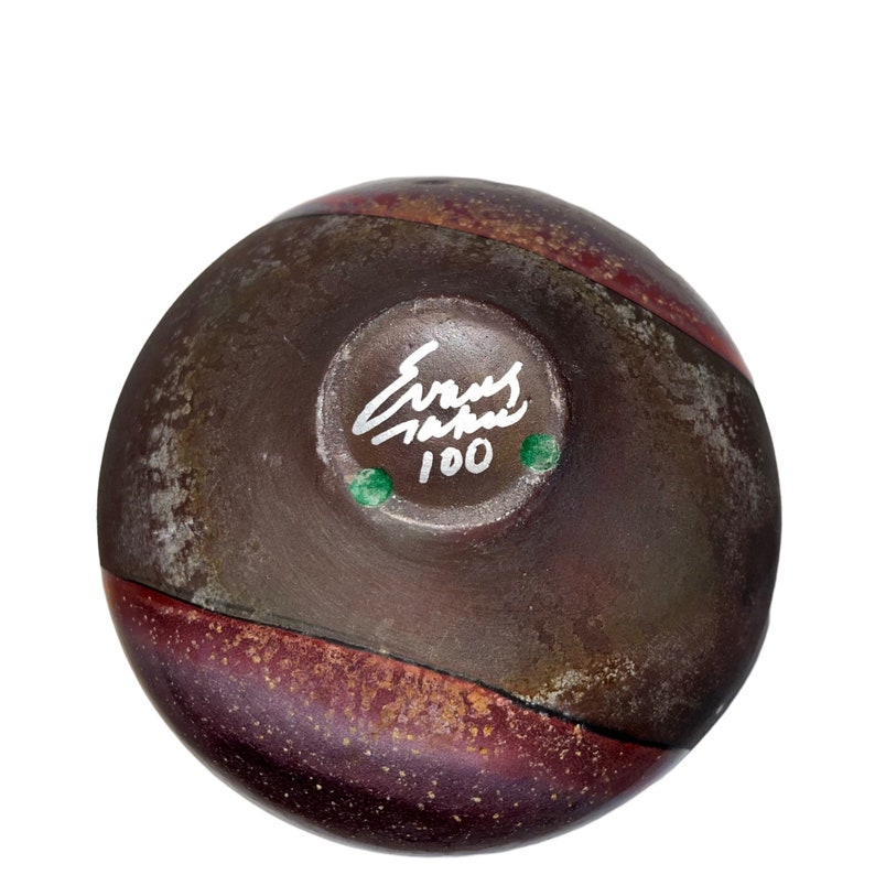 Vintage Tony Evans Raku Pottery Vase Signed & Numbered - Etsy