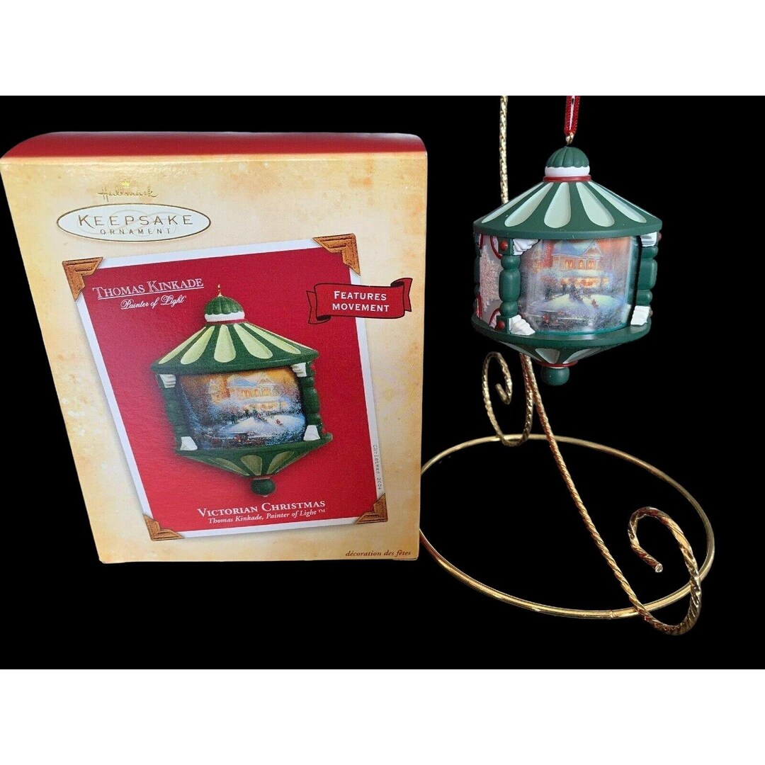 Hallmark Keepsake Ornament Thomas Kinkade Victorian Christmas 2004 Movement - Etsy