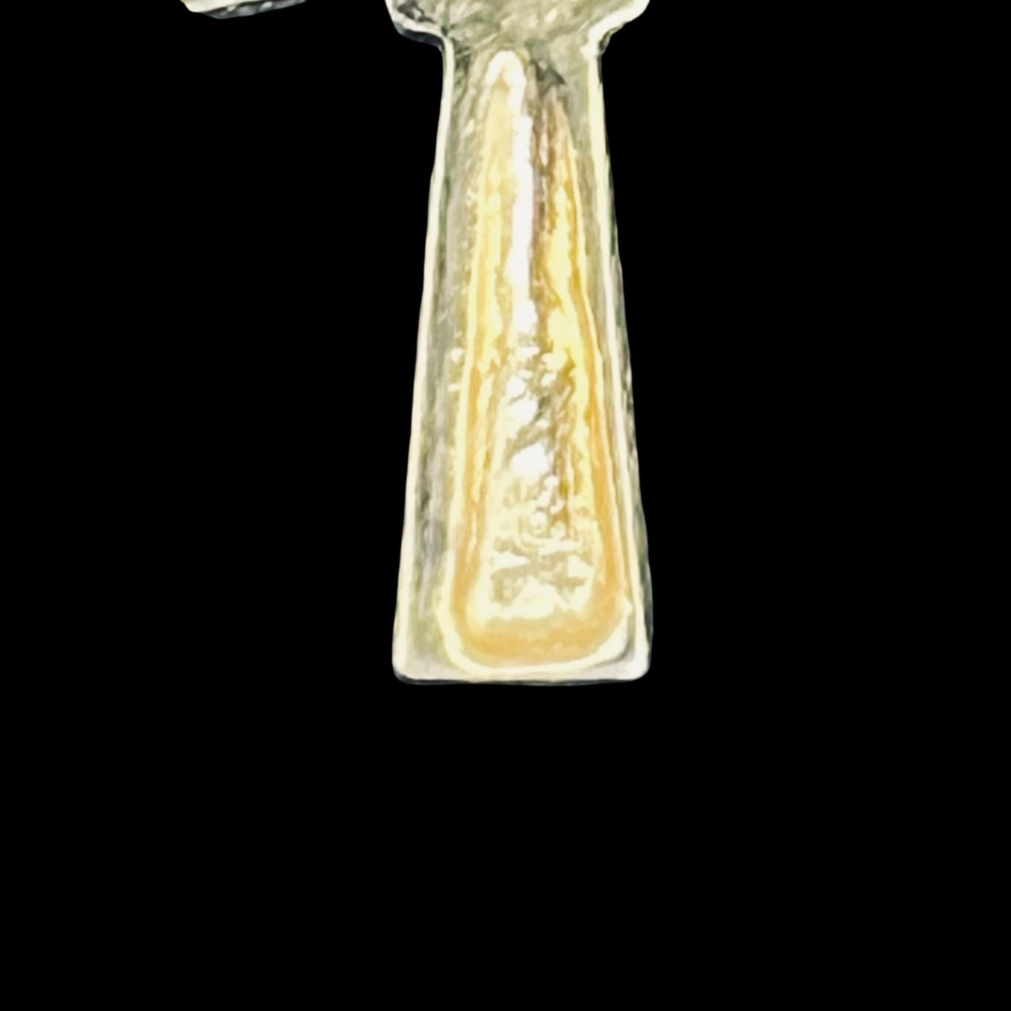 Samara 24k Gold Over Sterling Silver Cubic Zirconia Cross Pendant ...