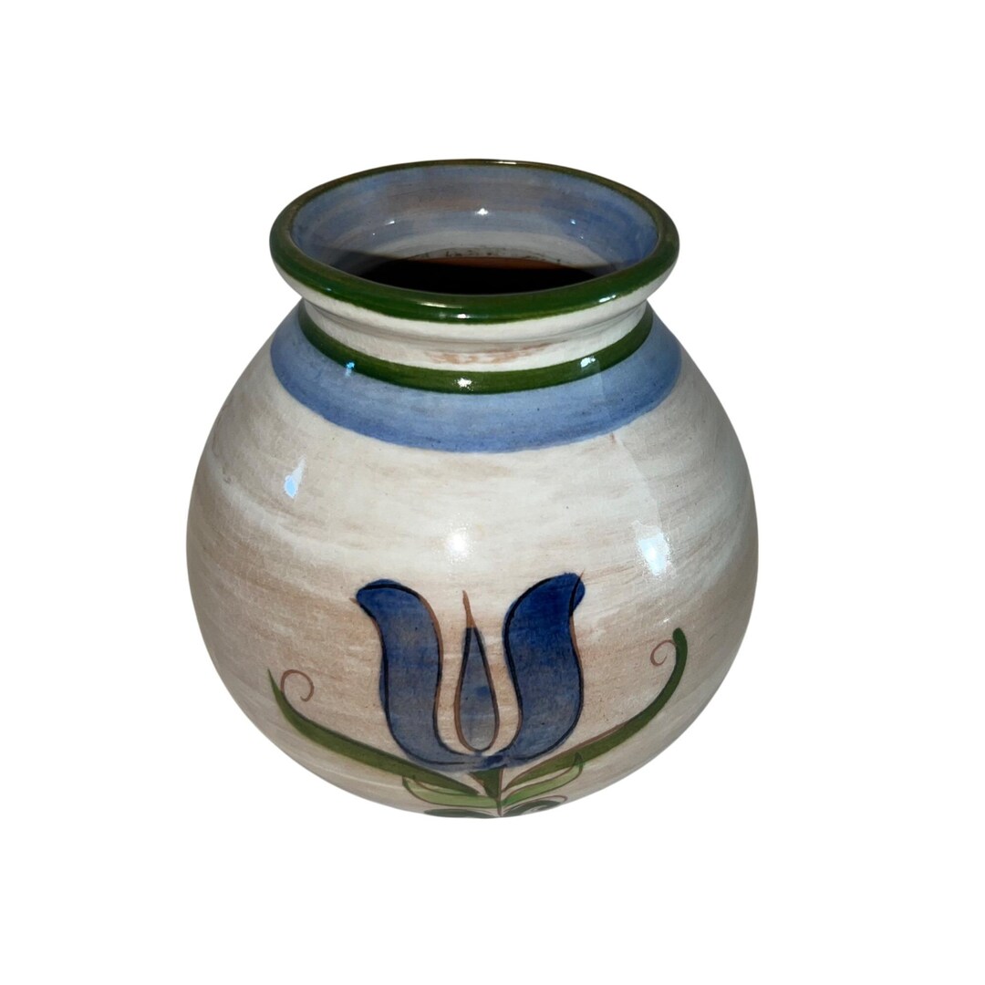 Vintage Stangl Terra Rose Ceramic Tulip Design Vase - Etsy UK