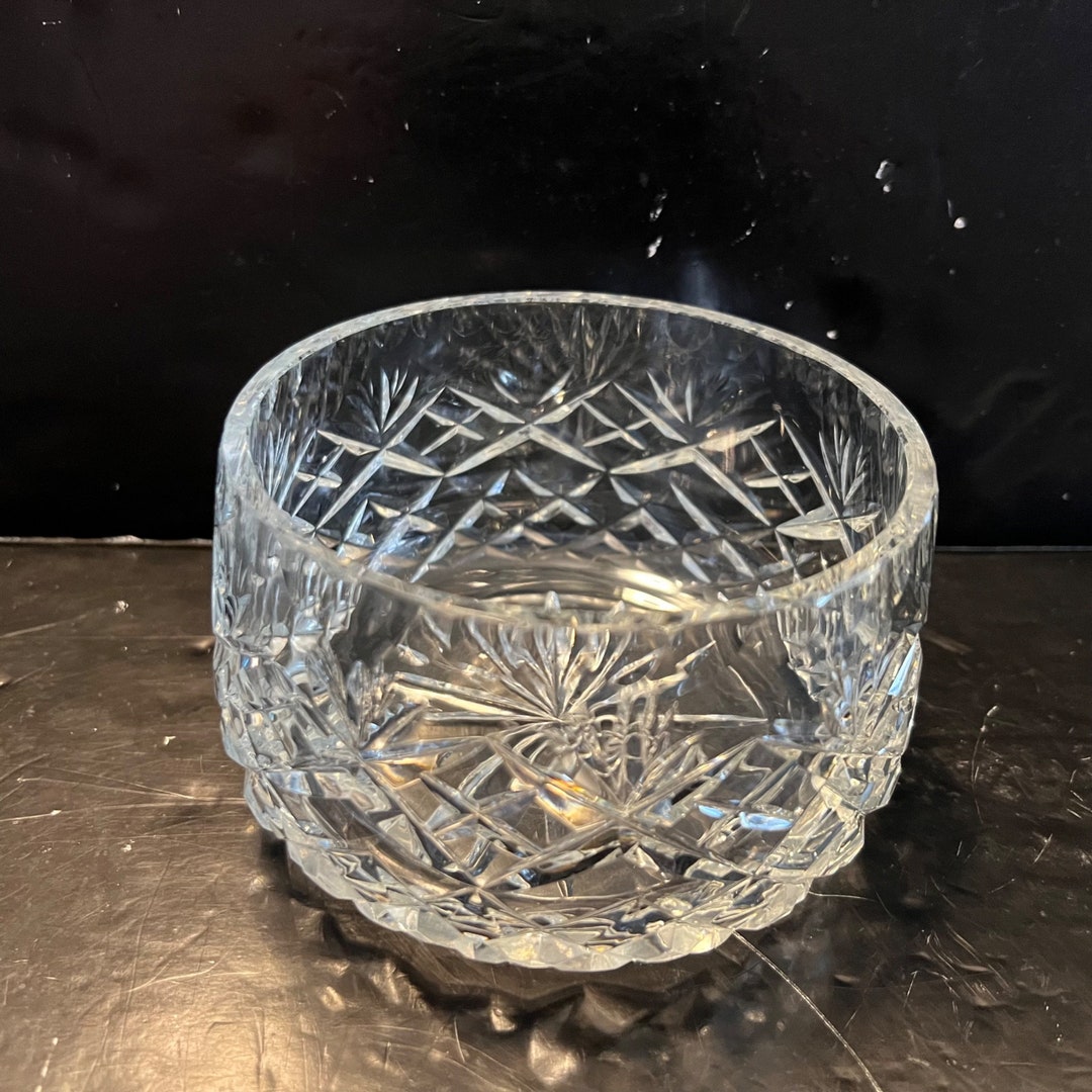 Vintage Cut Glass Pineapple Crystal Bowl - Etsy