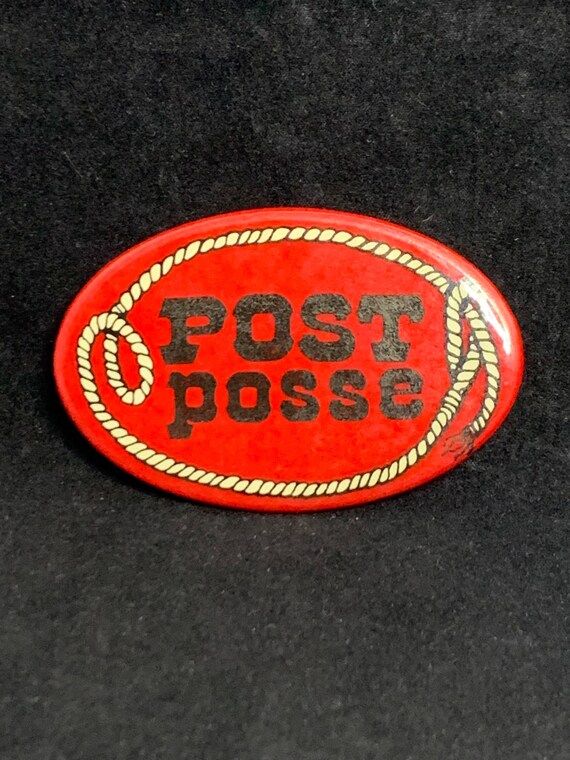 Vintage Post Posse Button/Pin (#14) - Gem