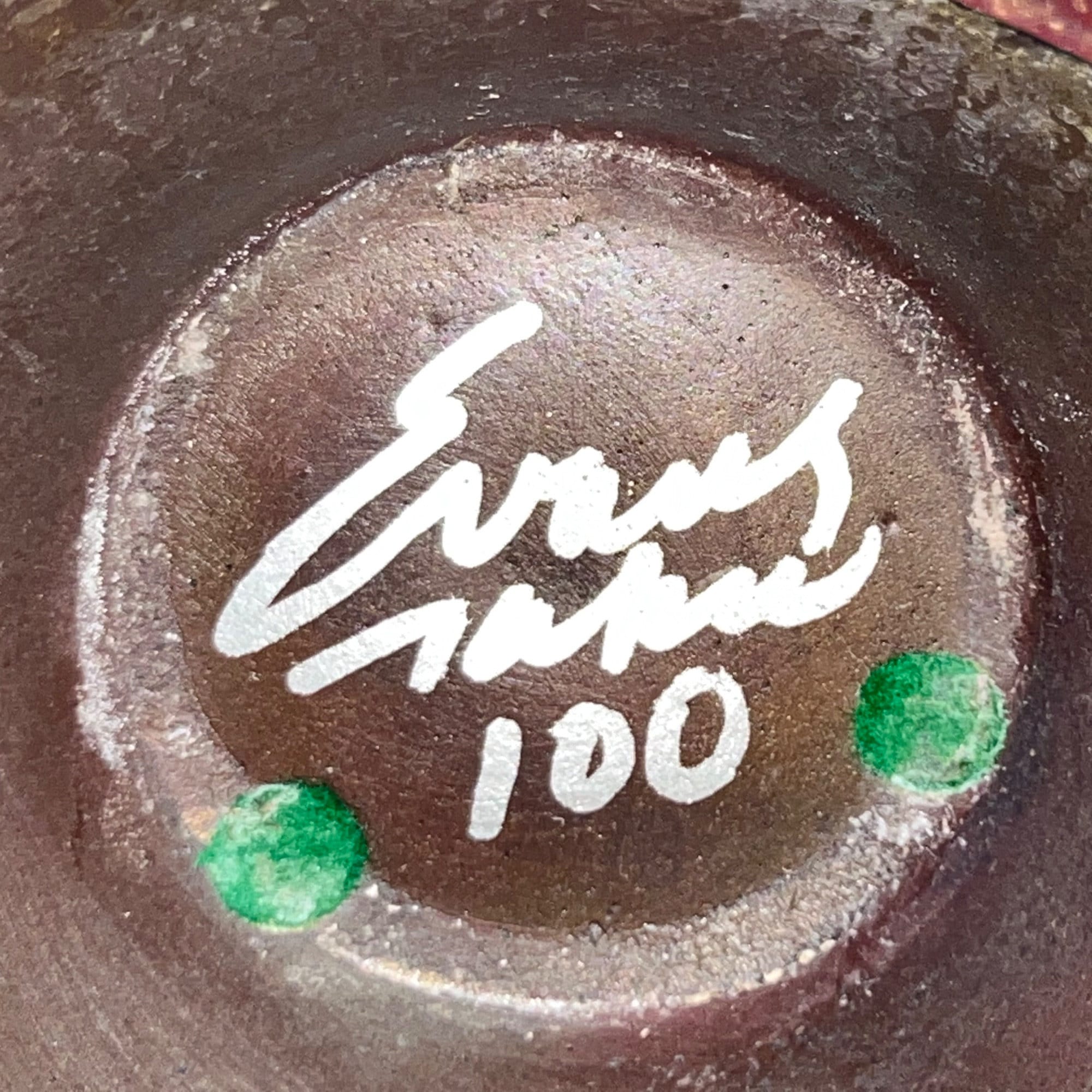 Vintage Tony Evans Raku Pottery Vase Signed & Numbered - Etsy