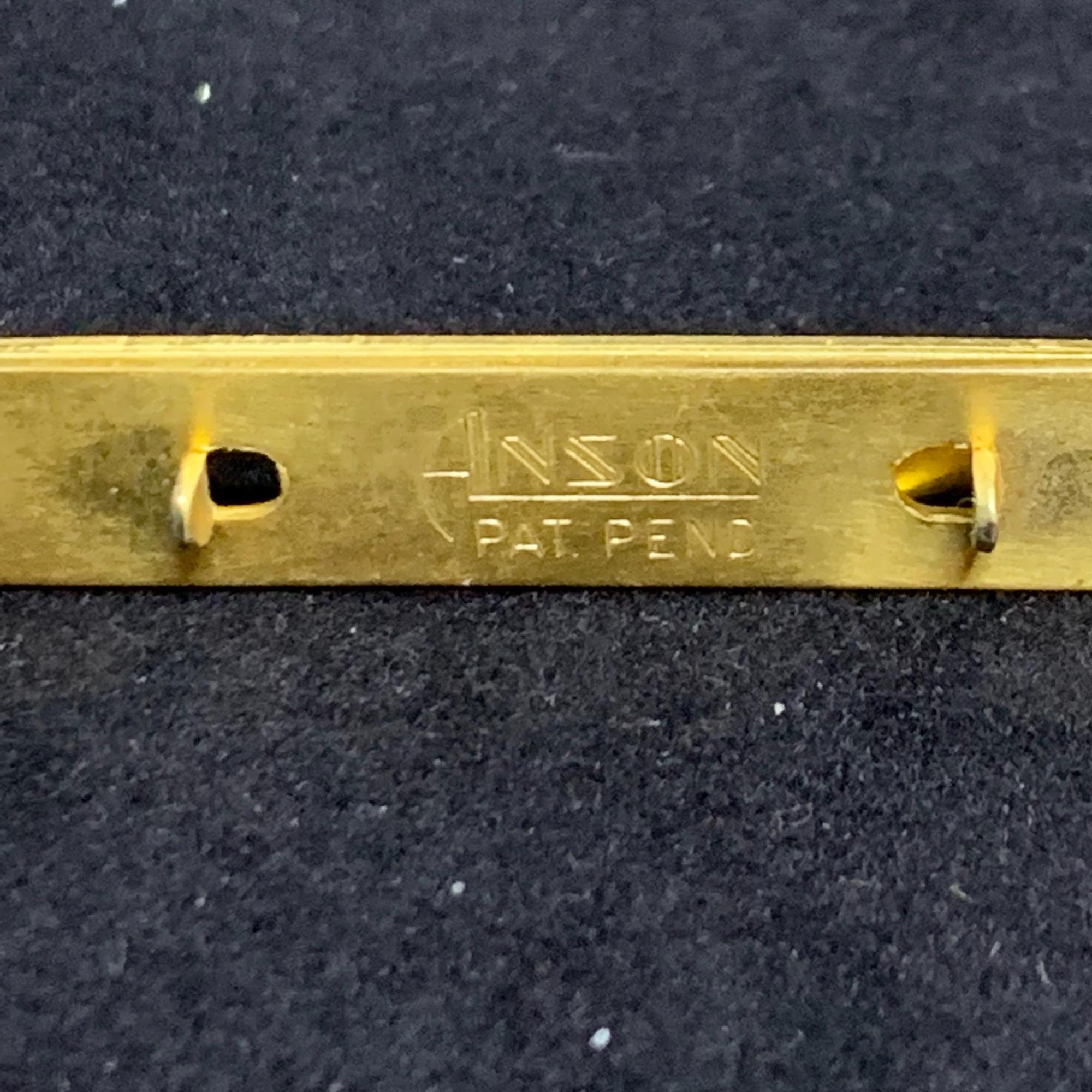 Vintage Anson Gold Tone Arrow Fly Fishing Lure Tie Bar 2293 - Etsy