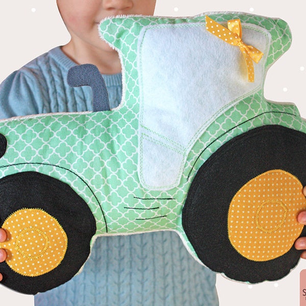 Tractor Pillow - Etsy