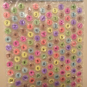 Bubble Wrap Calendar Homemade Calendar Bubble Wrap - Etsy