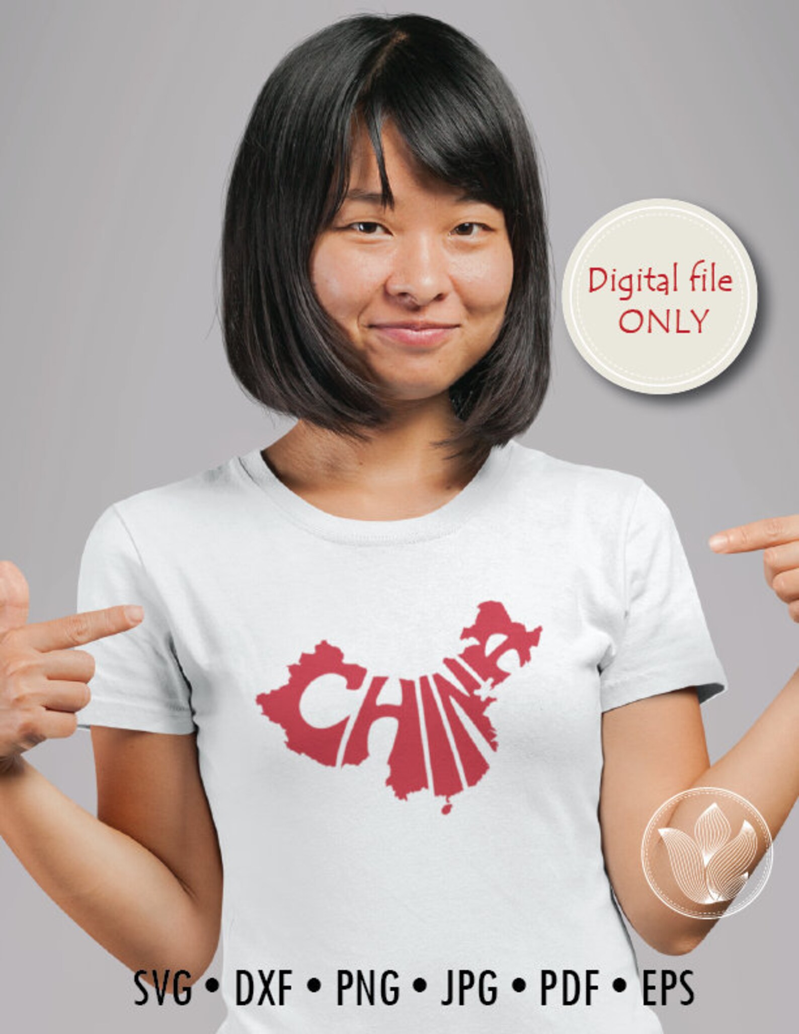 China Word Art in Map Shape Svg Dxf Eps Png Jpg Cut File - Etsy Canada