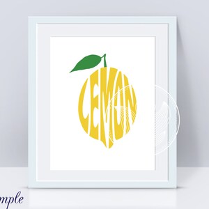 Lemon Word Art, Lemon Jpg, Png, Eps, Svg, Dxf, Child Illustration ...