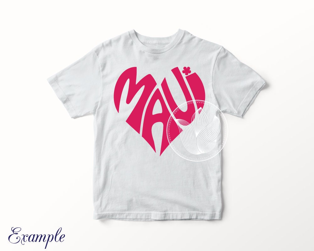 Maui Word Art Maui Svg Dxf Eps Png Jpg Maui Logo Design | Etsy