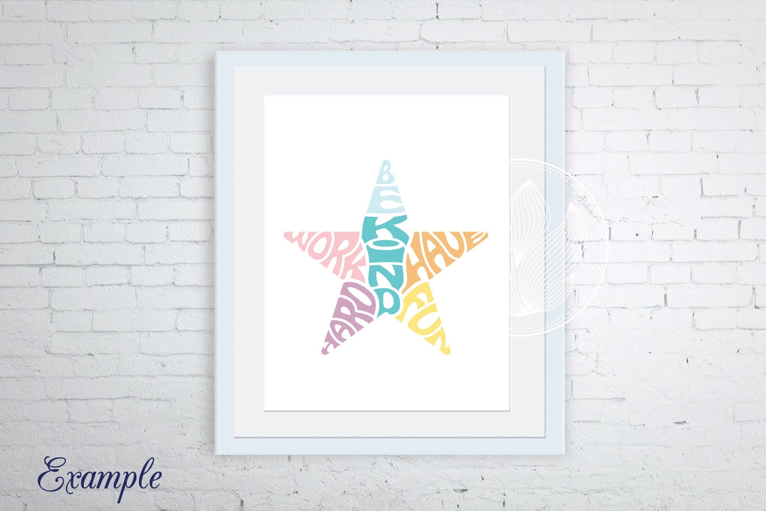 Work Hard Be Kind Have Fun Word Art Svg Dxf Eps Png Jpg | Etsy